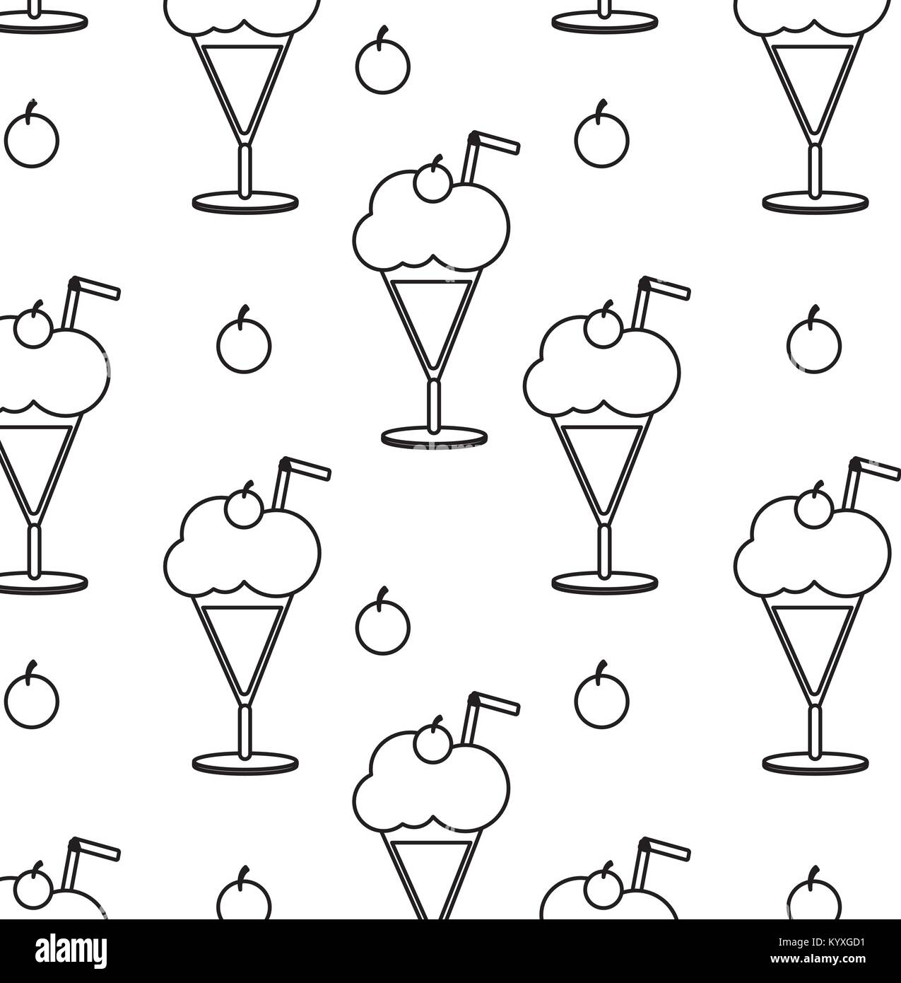 Milkshake background design Stock Vector Image & Art - Alamy