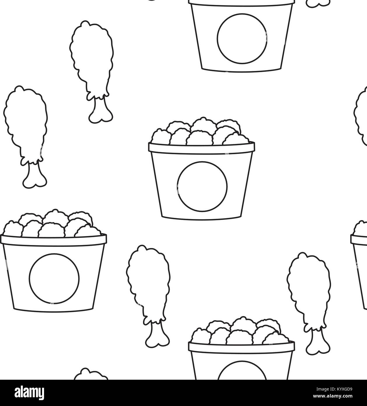 Chicken background design Stock Vector Image & Art - Alamy