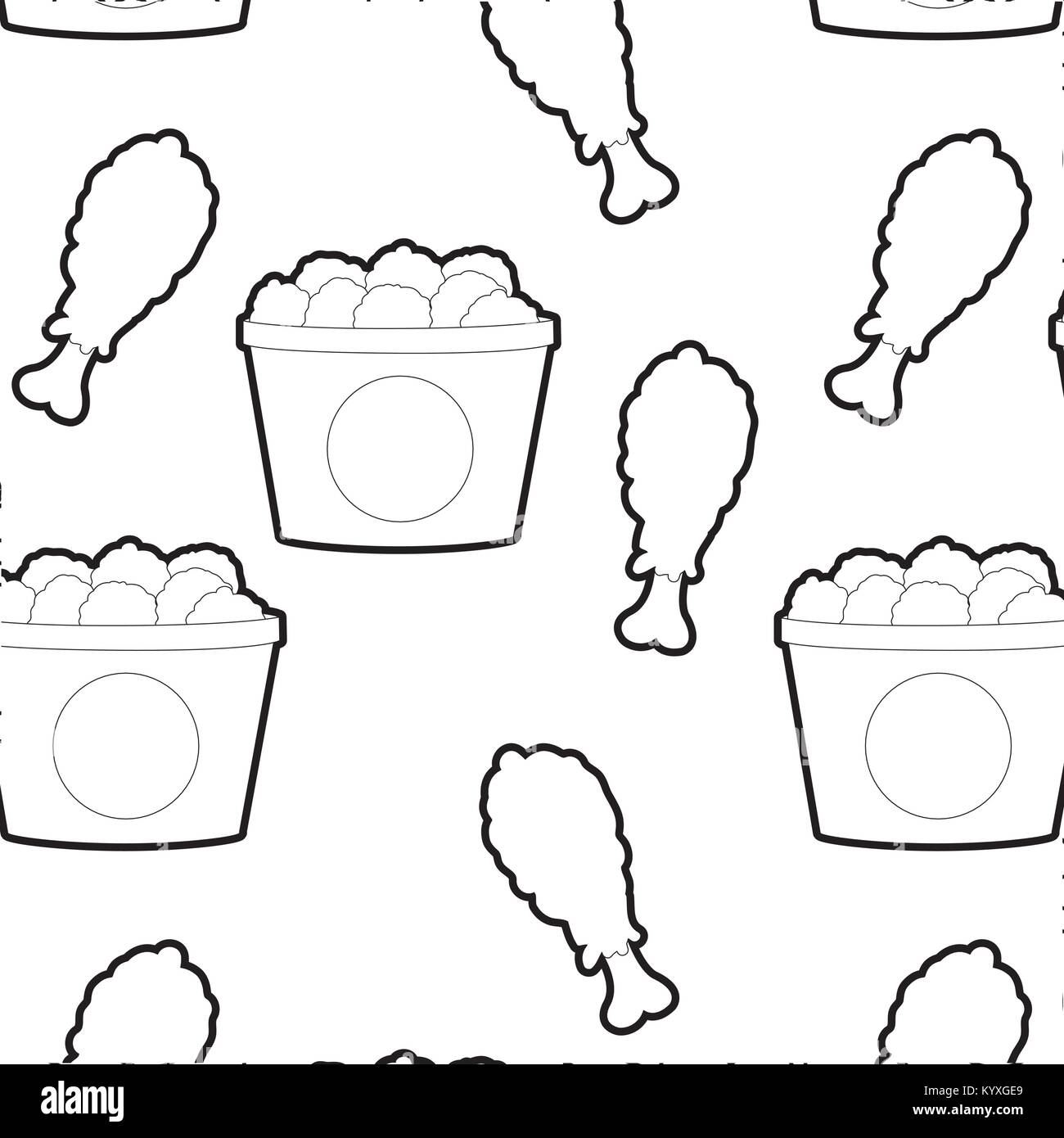 Chicken background design Stock Vector Image & Art - Alamy