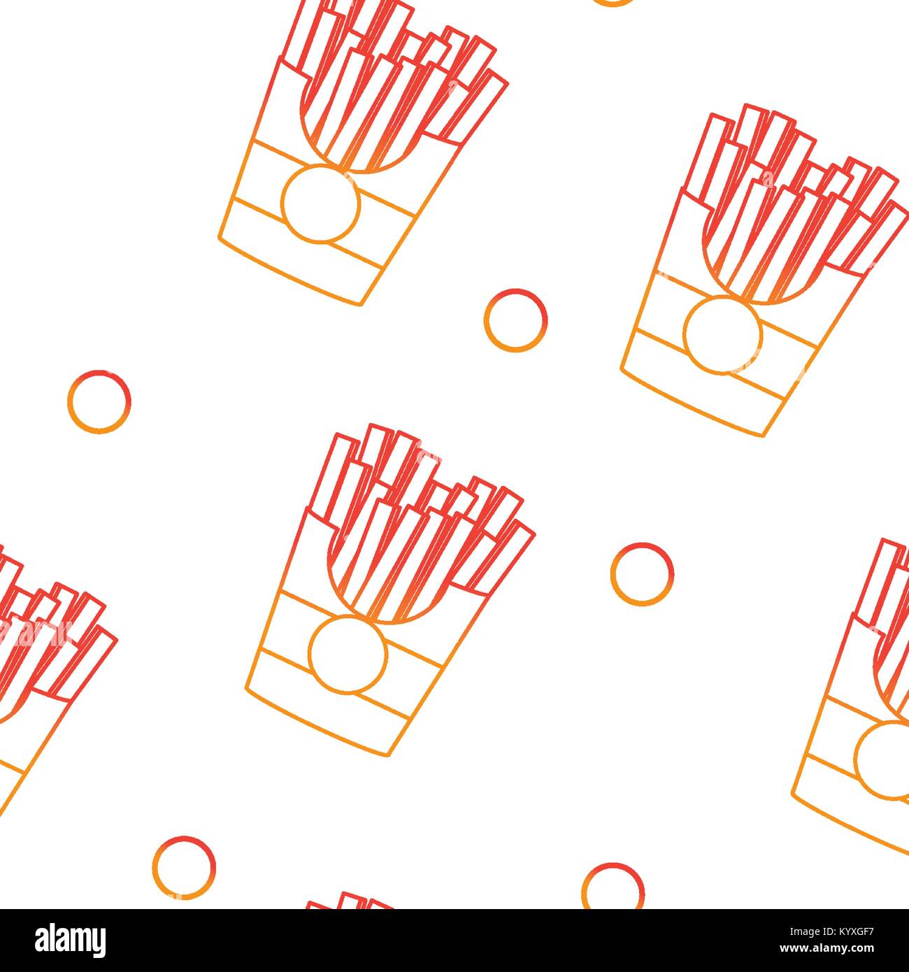 French fries background Stock Vector Image & Art - Alamy