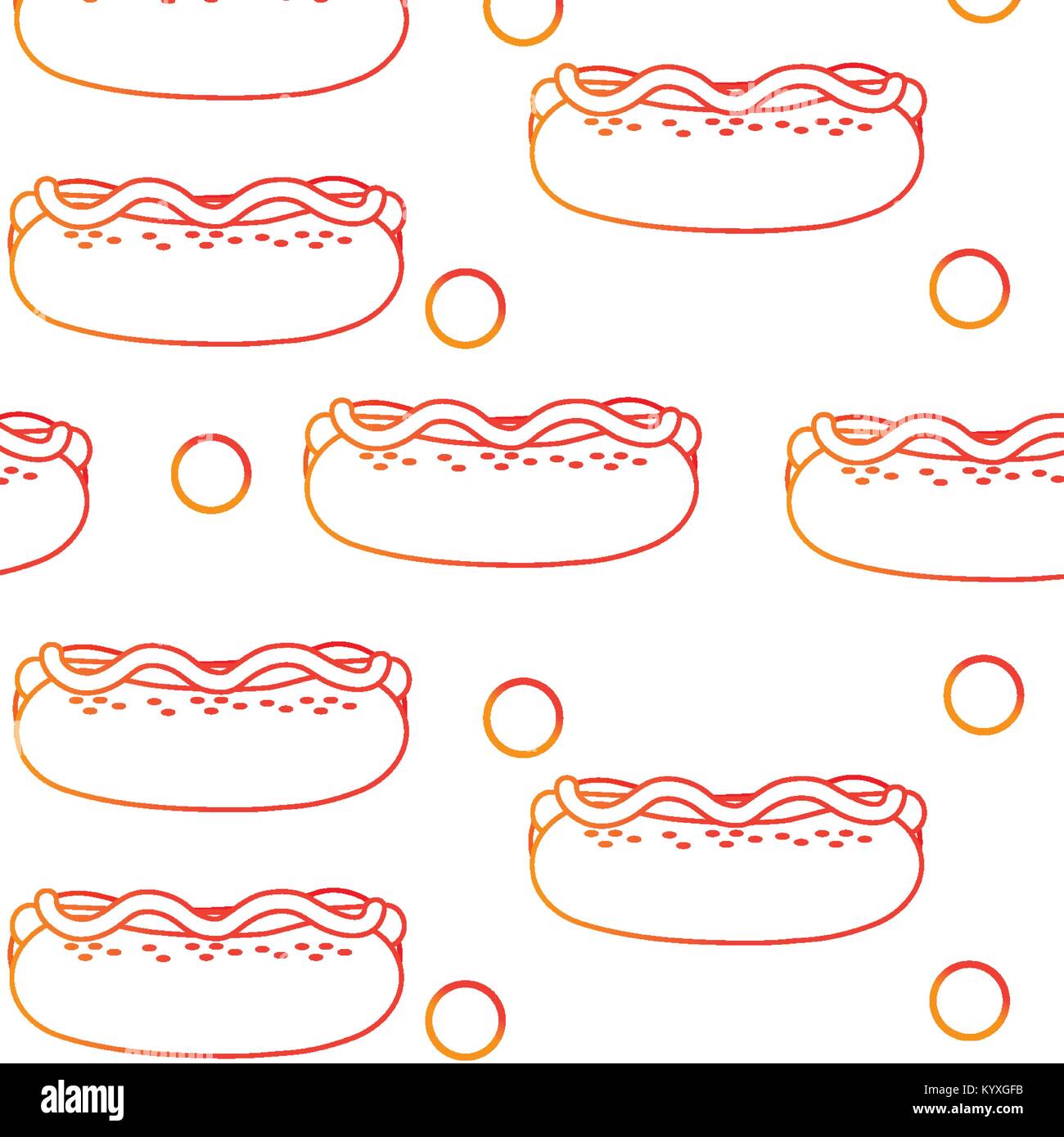Hot dog background design Stock Vector Image & Art - Alamy