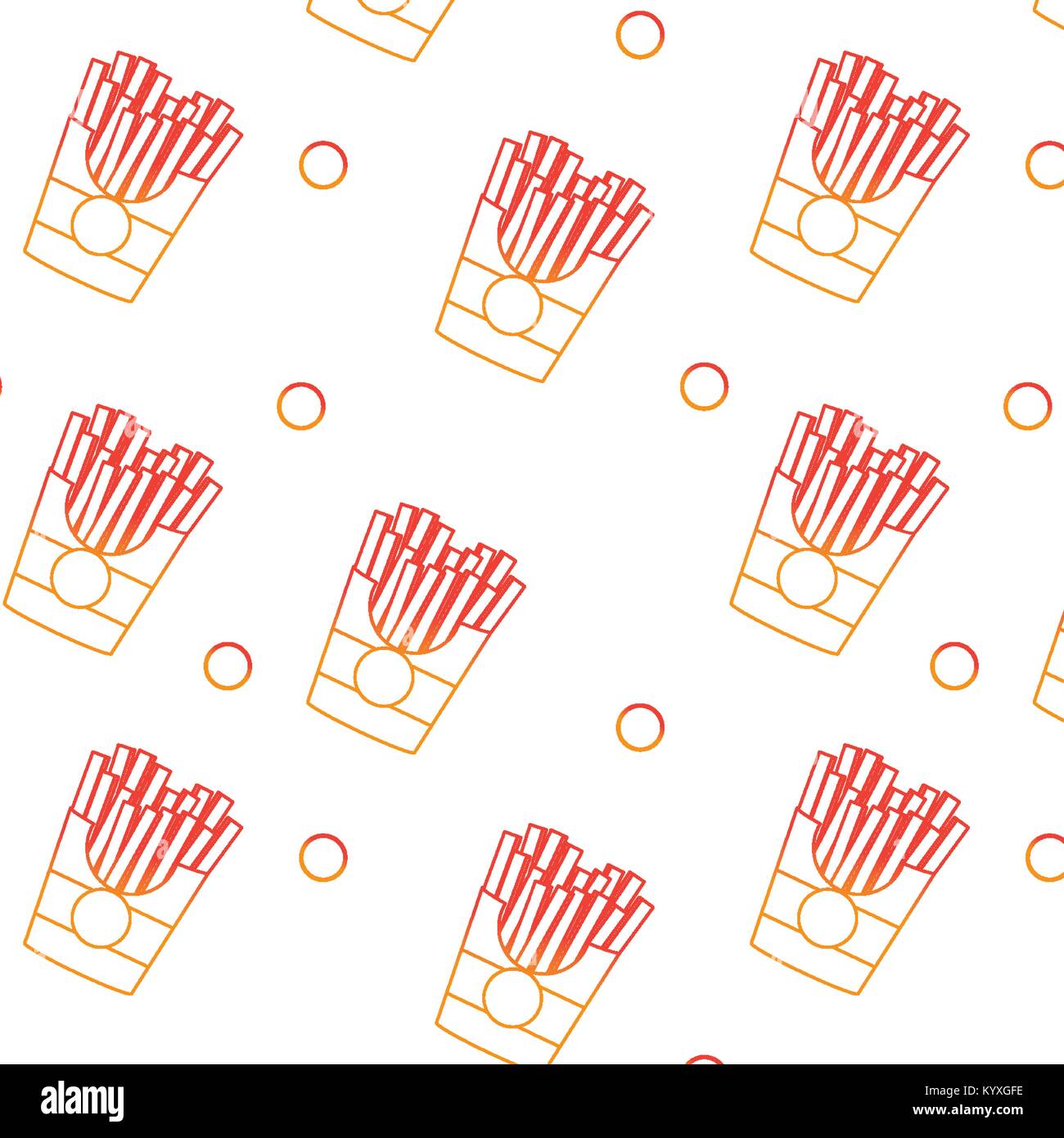 French fries background Stock Vector Image & Art - Alamy