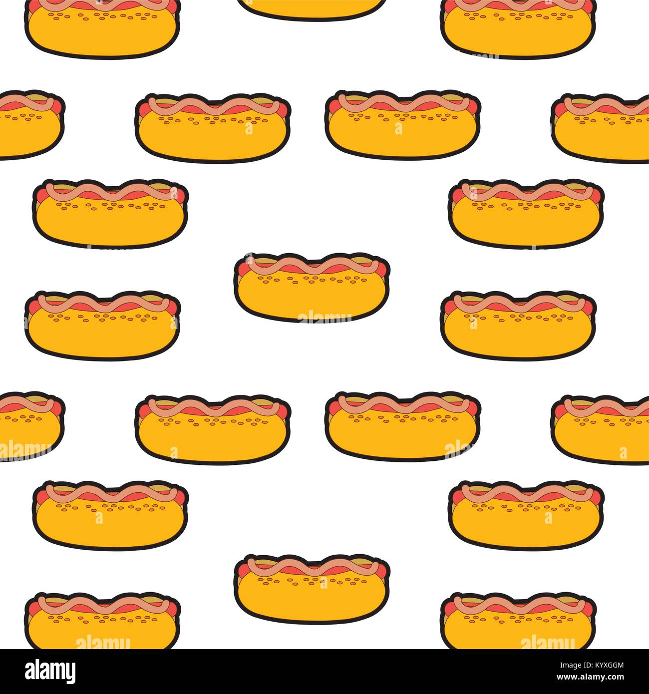 Hot dog background design Stock Vector Image & Art - Alamy