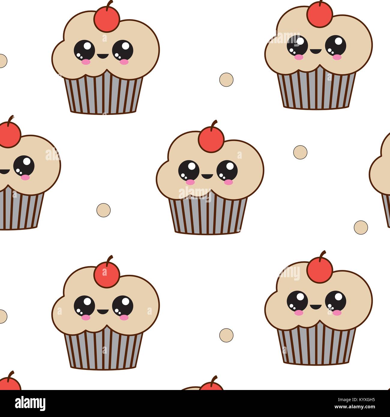 Cupcake background design Stock Vector Image & Art - Alamy