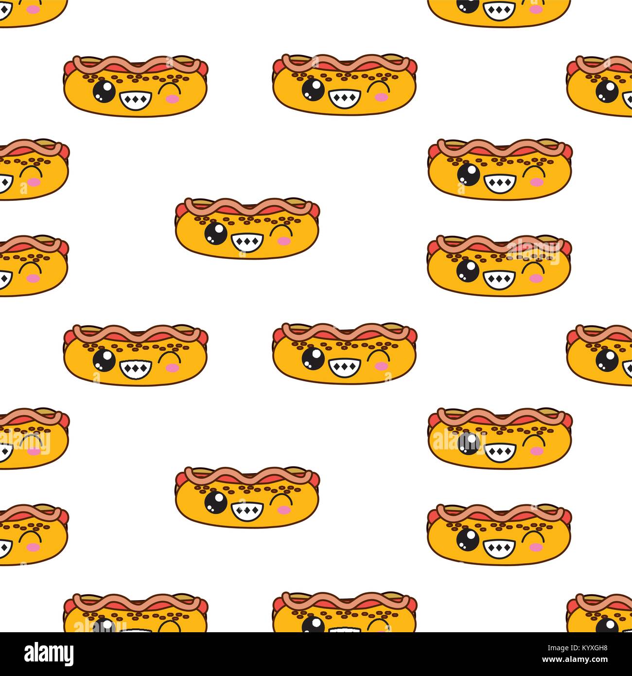Hot dog background design Stock Vector Image & Art - Alamy
