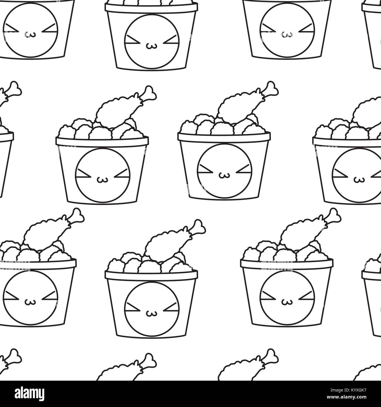 Chicken background design Stock Vector Image & Art - Alamy