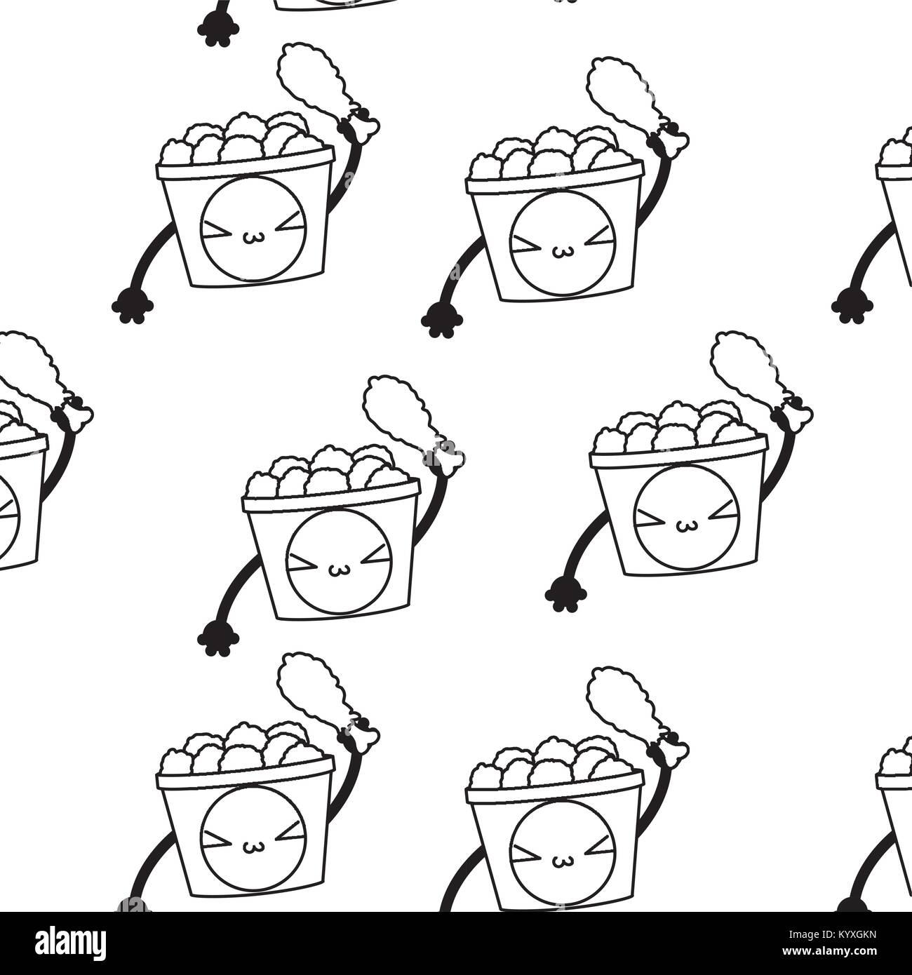 Chicken background design Stock Vector Image & Art - Alamy