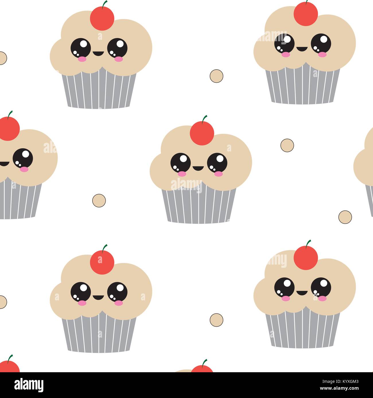 Cupcake background design Stock Vector Image & Art - Alamy
