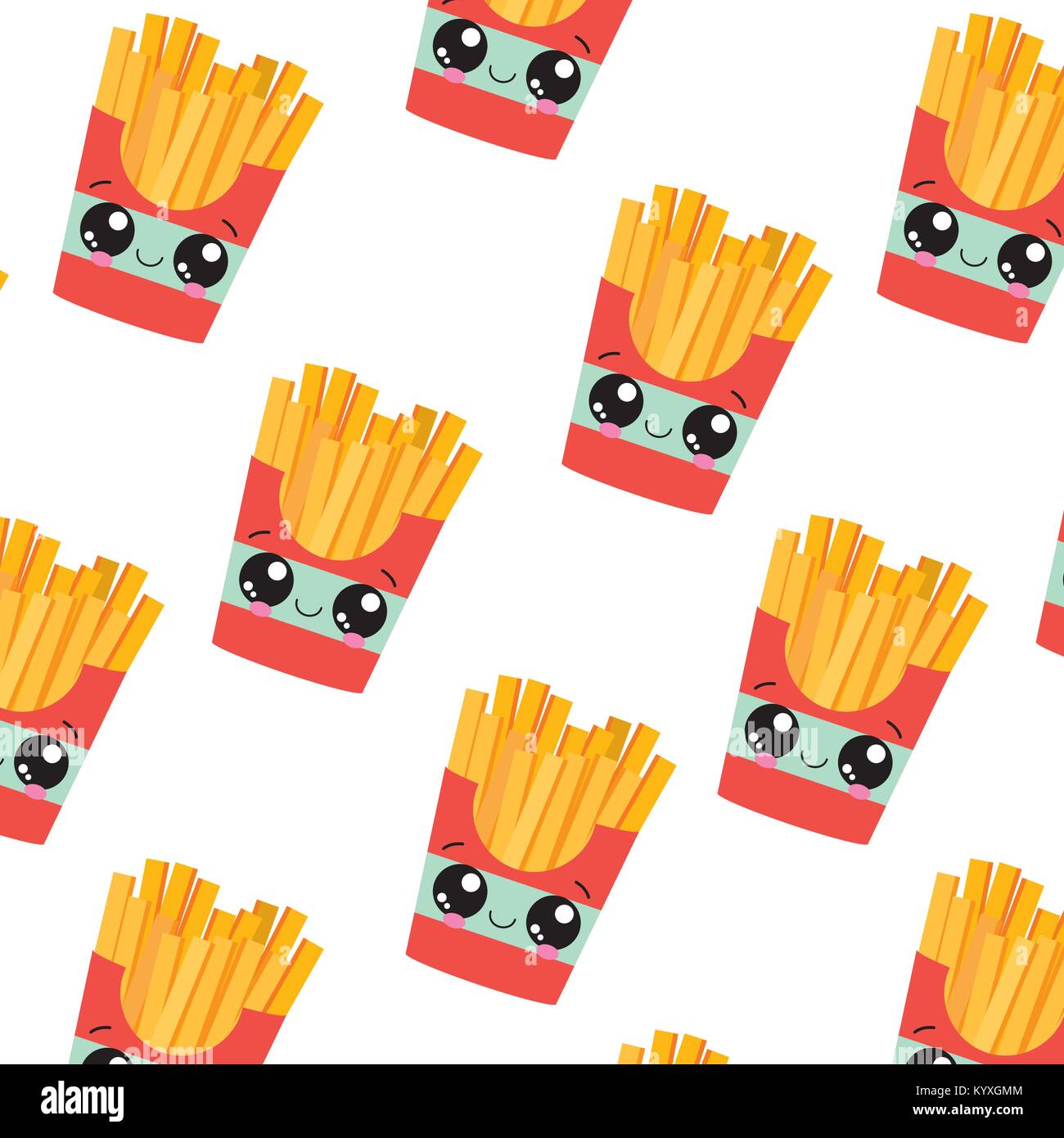 French fries background Stock Vector Image & Art - Alamy