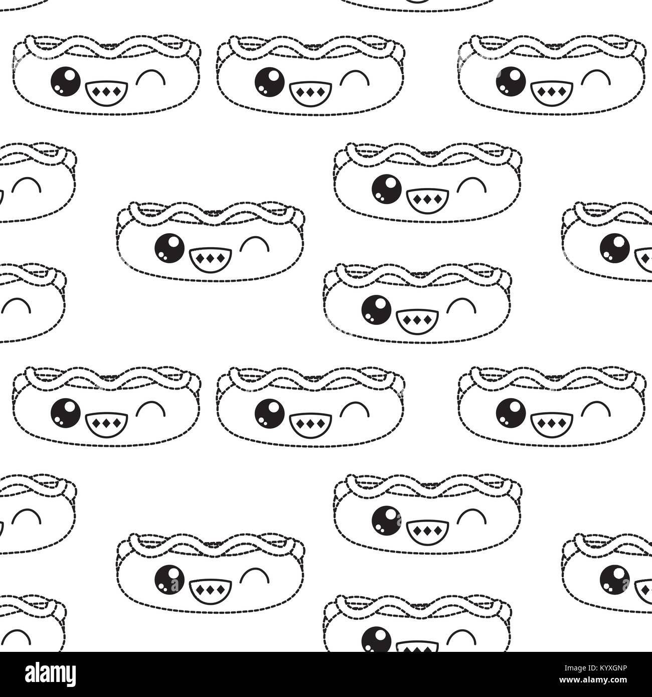 Hot dog background design Stock Vector Image & Art - Alamy