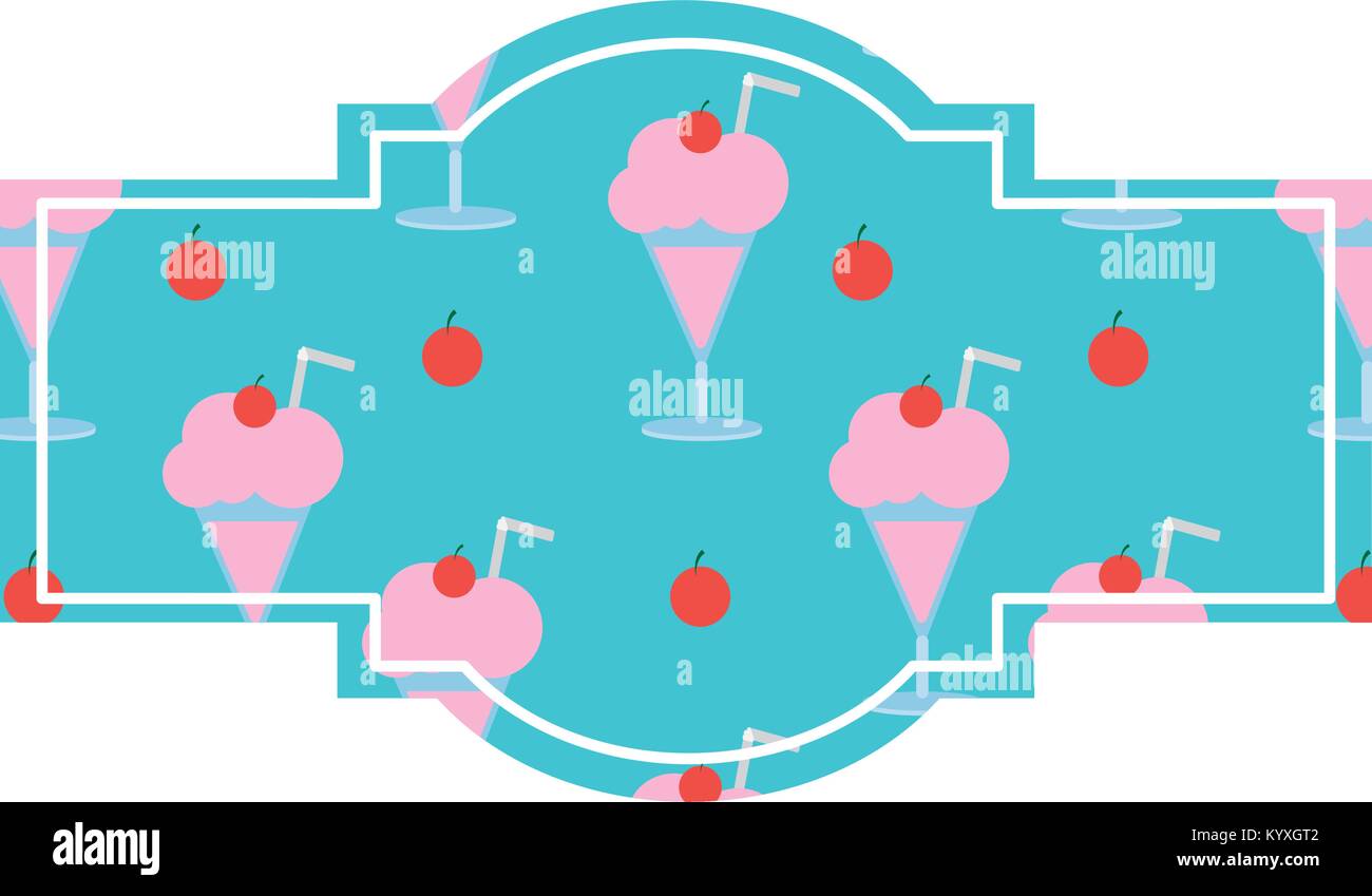 Milkshake label design Stock Vector Image & Art - Alamy