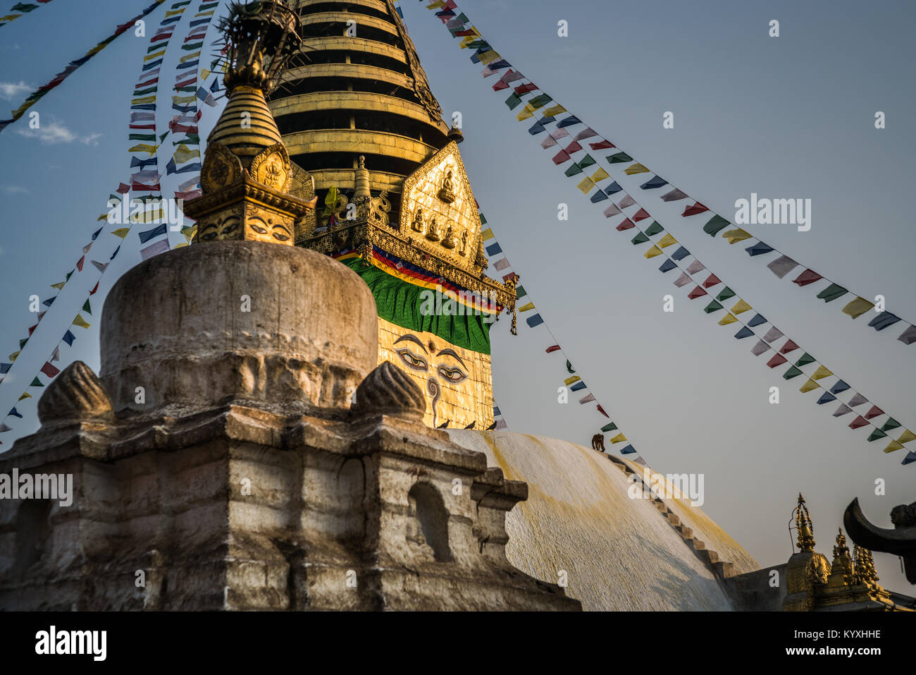 Swayambhunath Stupa, Kathmandu, Nepal, Asia Stock Photo - Alamy