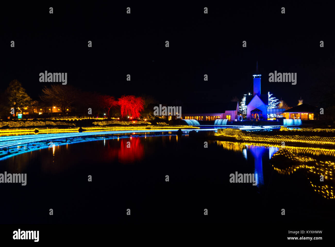 Japan winter lights nabana hi-res stock photography and images - Alamy