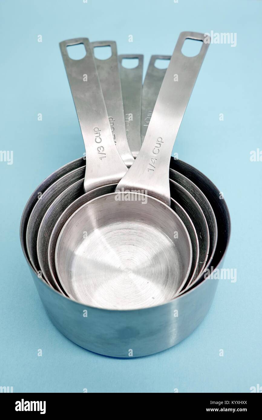 A studio photo of measuring cups Stock Photo - Alamy