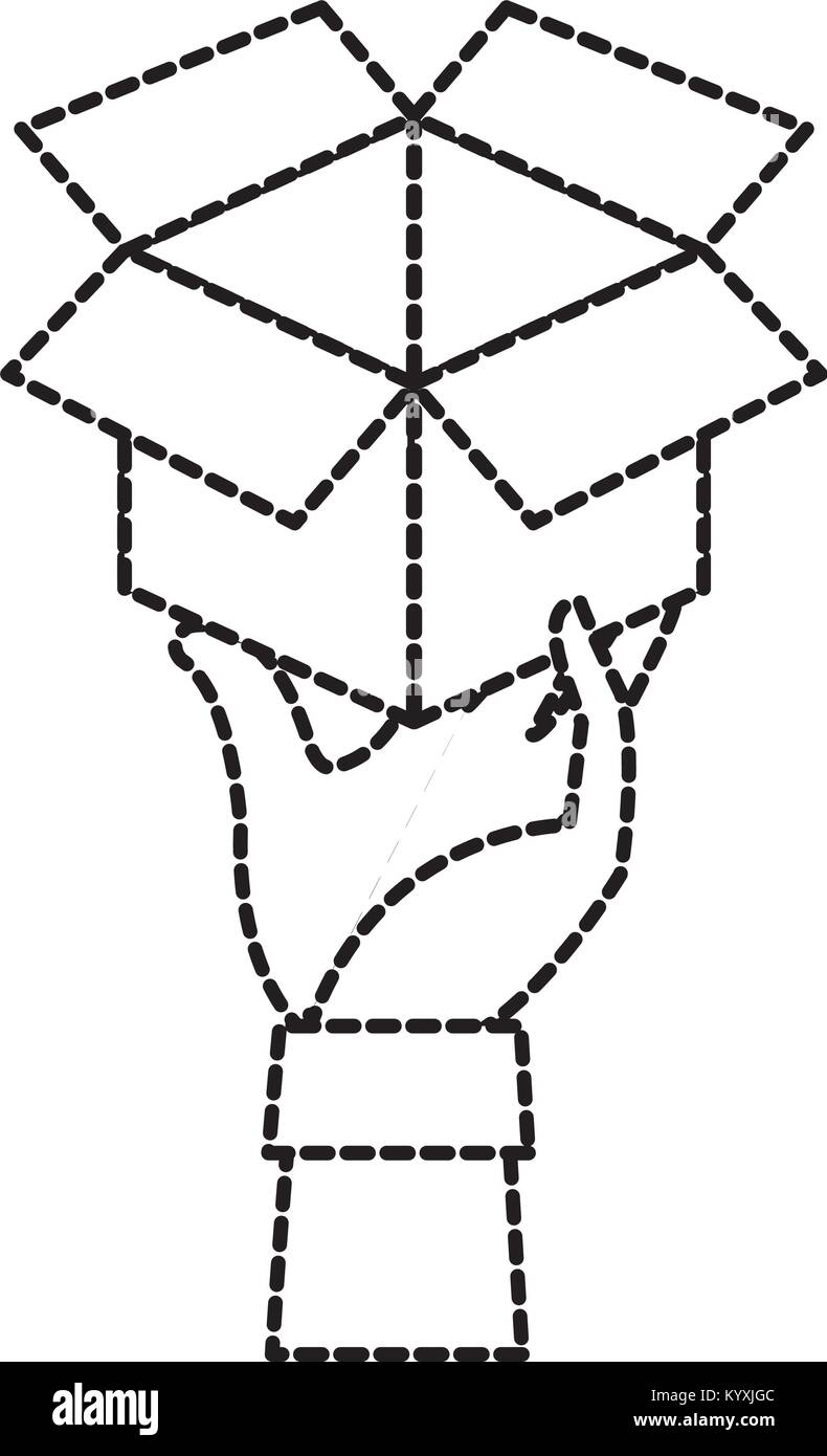 Box and hand design Stock Vector Image & Art - Alamy