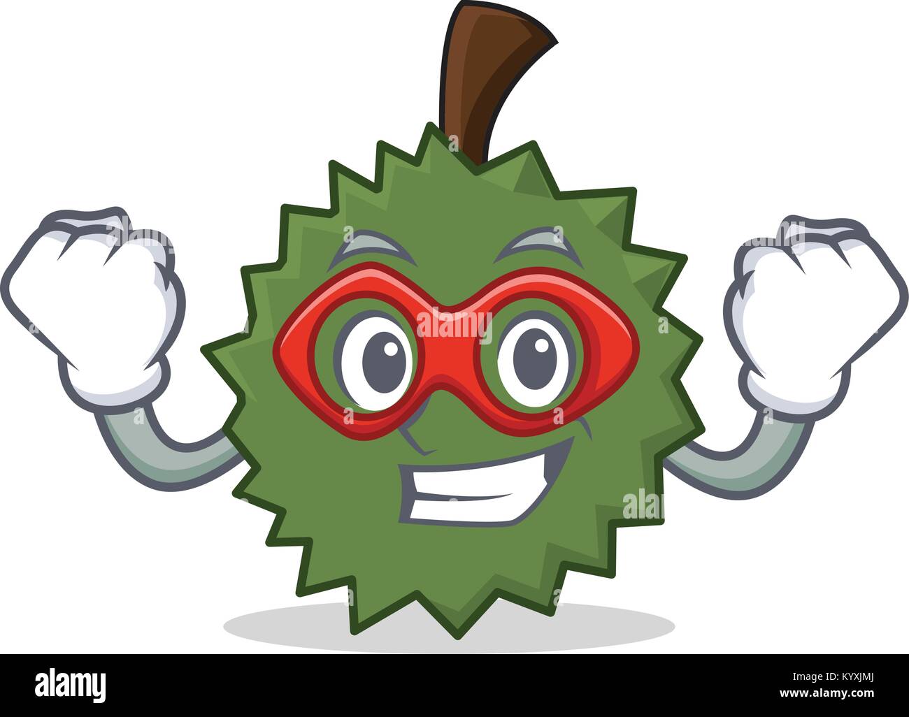 Super hero Durian character cartoon style Stock Vector Image & Art - Alamy