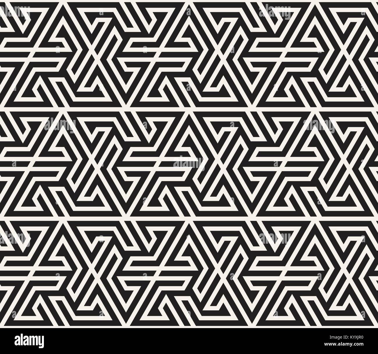 Vector seamless pattern. Modern stylish abstract texture. Repeating ...