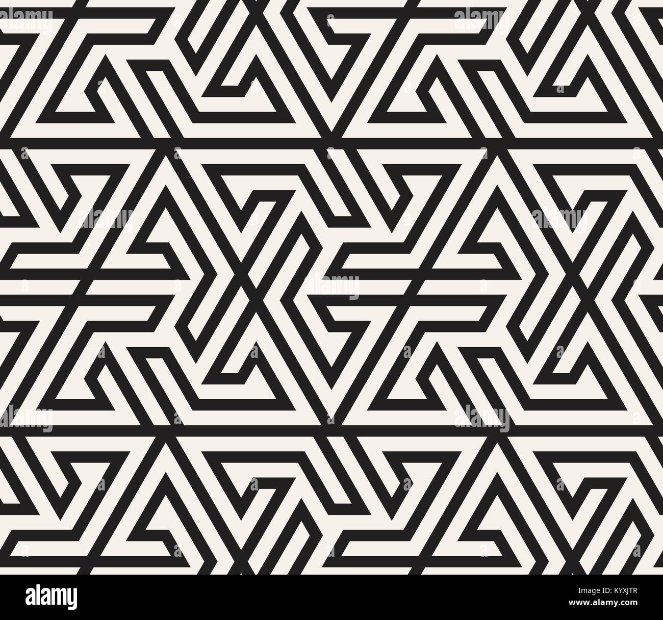 Vector seamless pattern. Modern stylish abstract texture. Repeating ...