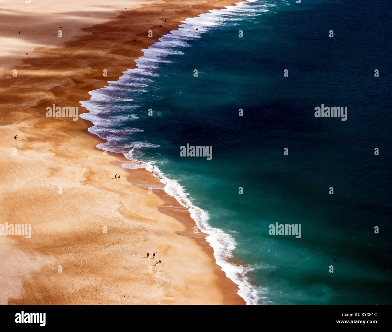 Silver Coast, Portugal: Aerial View Stock Photo - Alamy