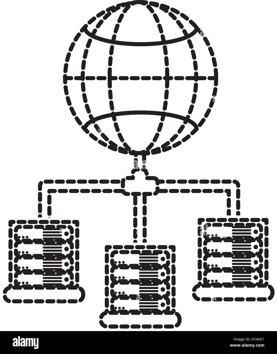Web hosting design Stock Vector Image & Art - Alamy