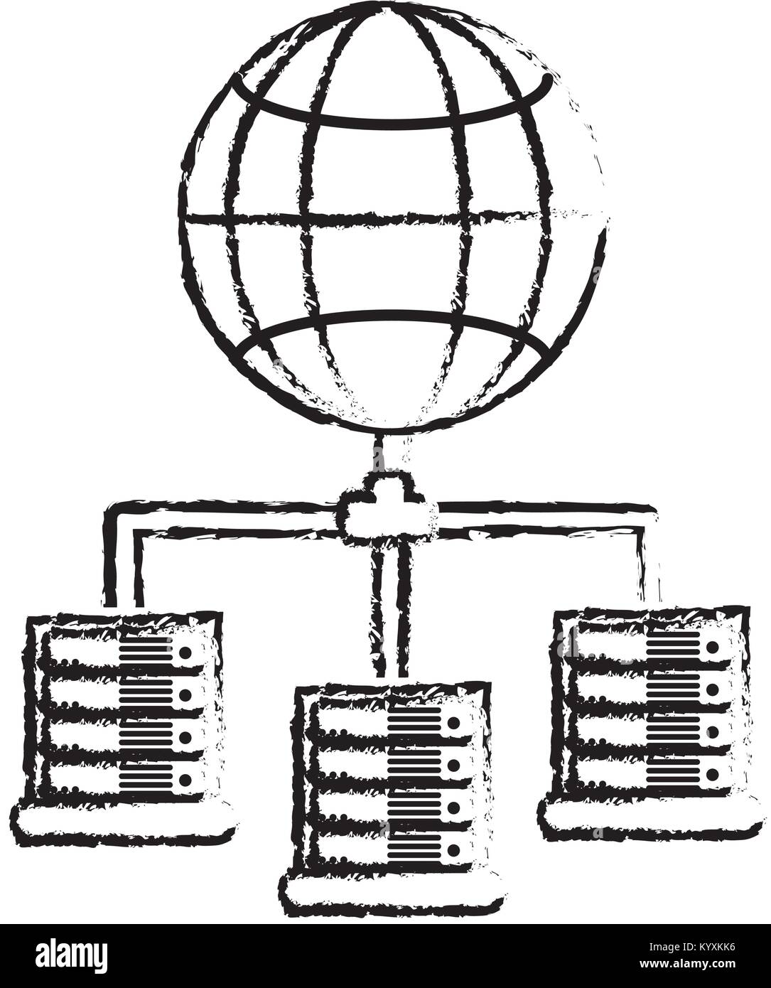 Web hosting design Stock Vector Image & Art - Alamy