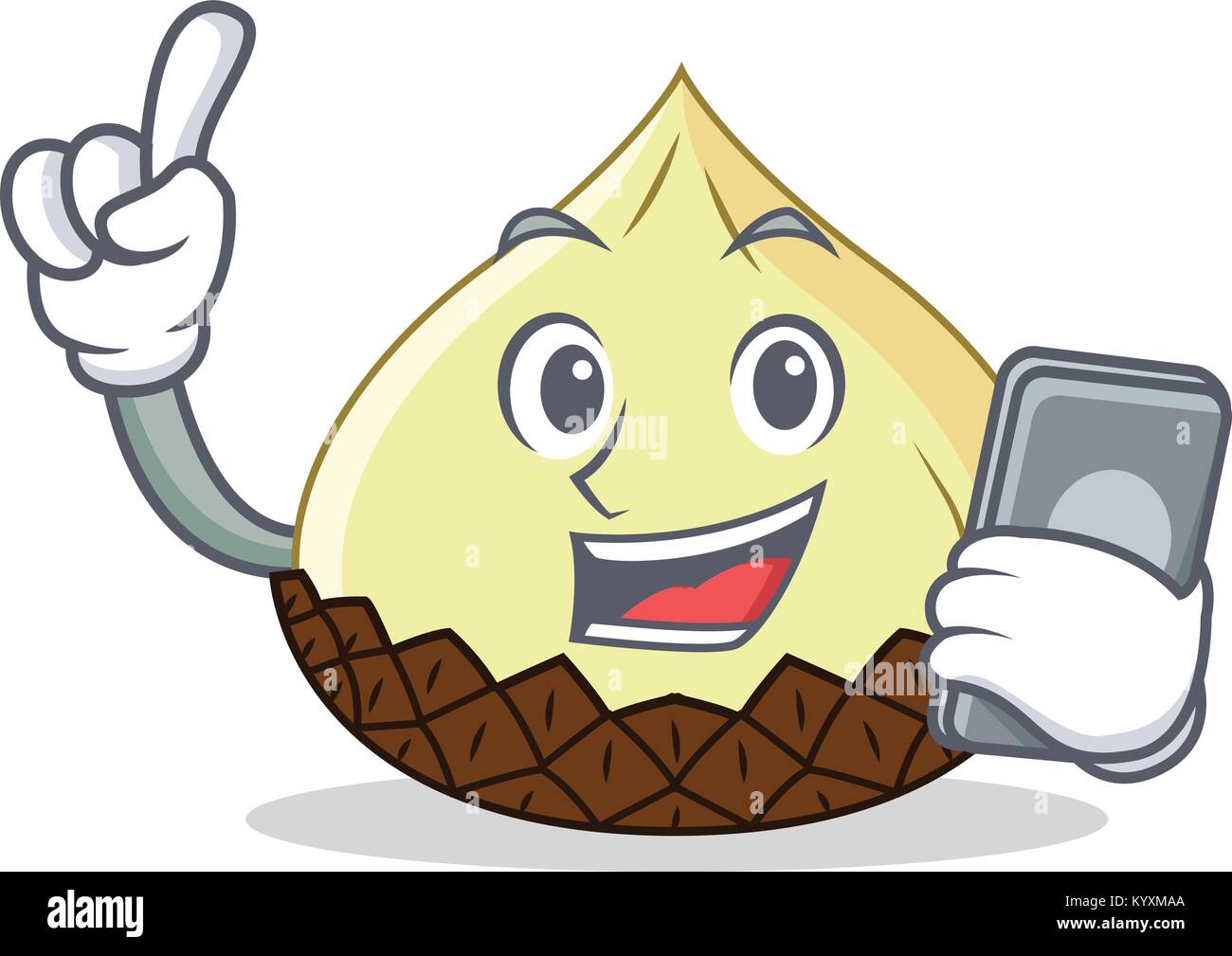 With phone snake fruit character cartoon Stock Vector Image & Art - Alamy