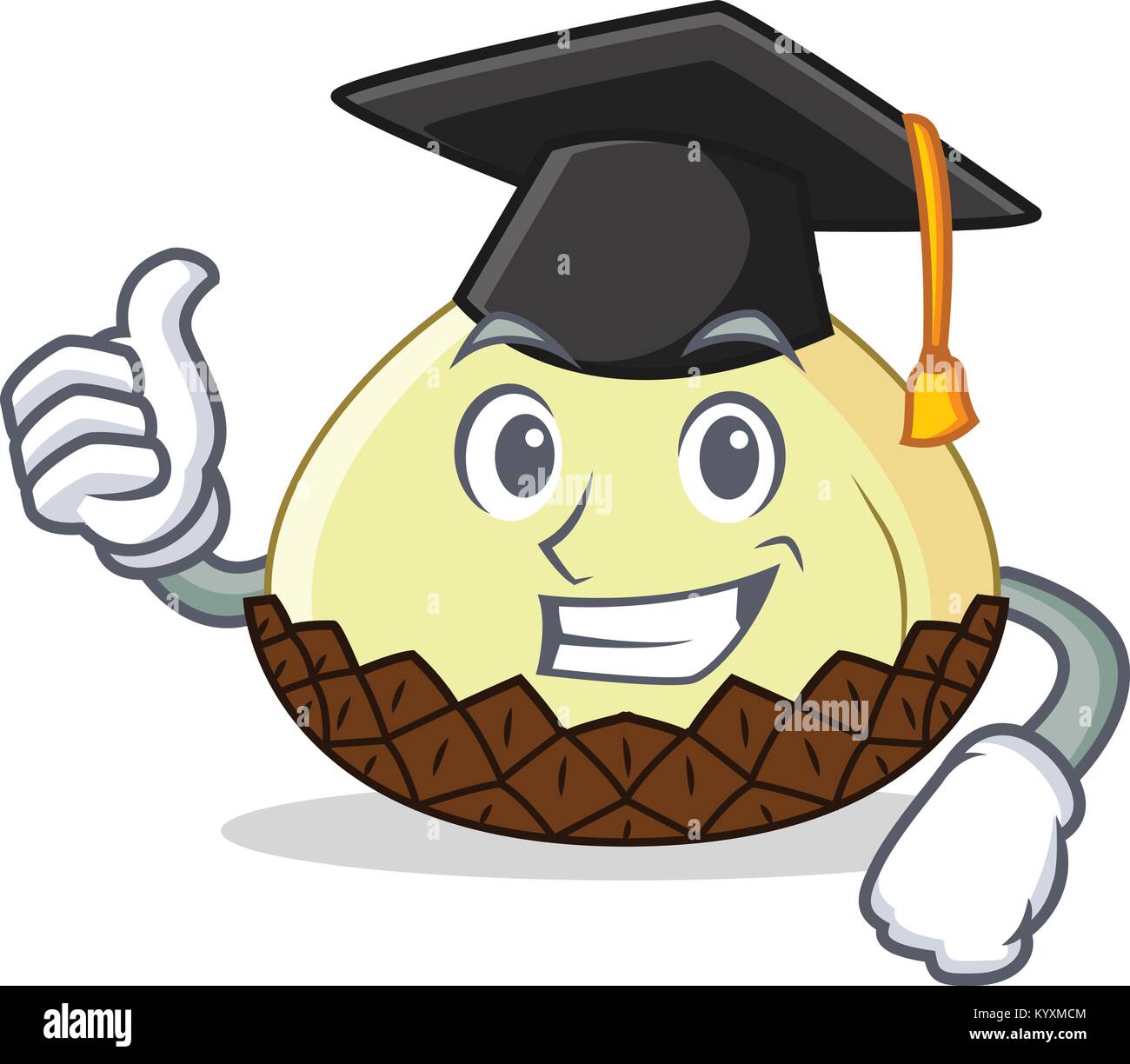 Graduation snake fruit character cartoon Stock Vector Image & Art - Alamy