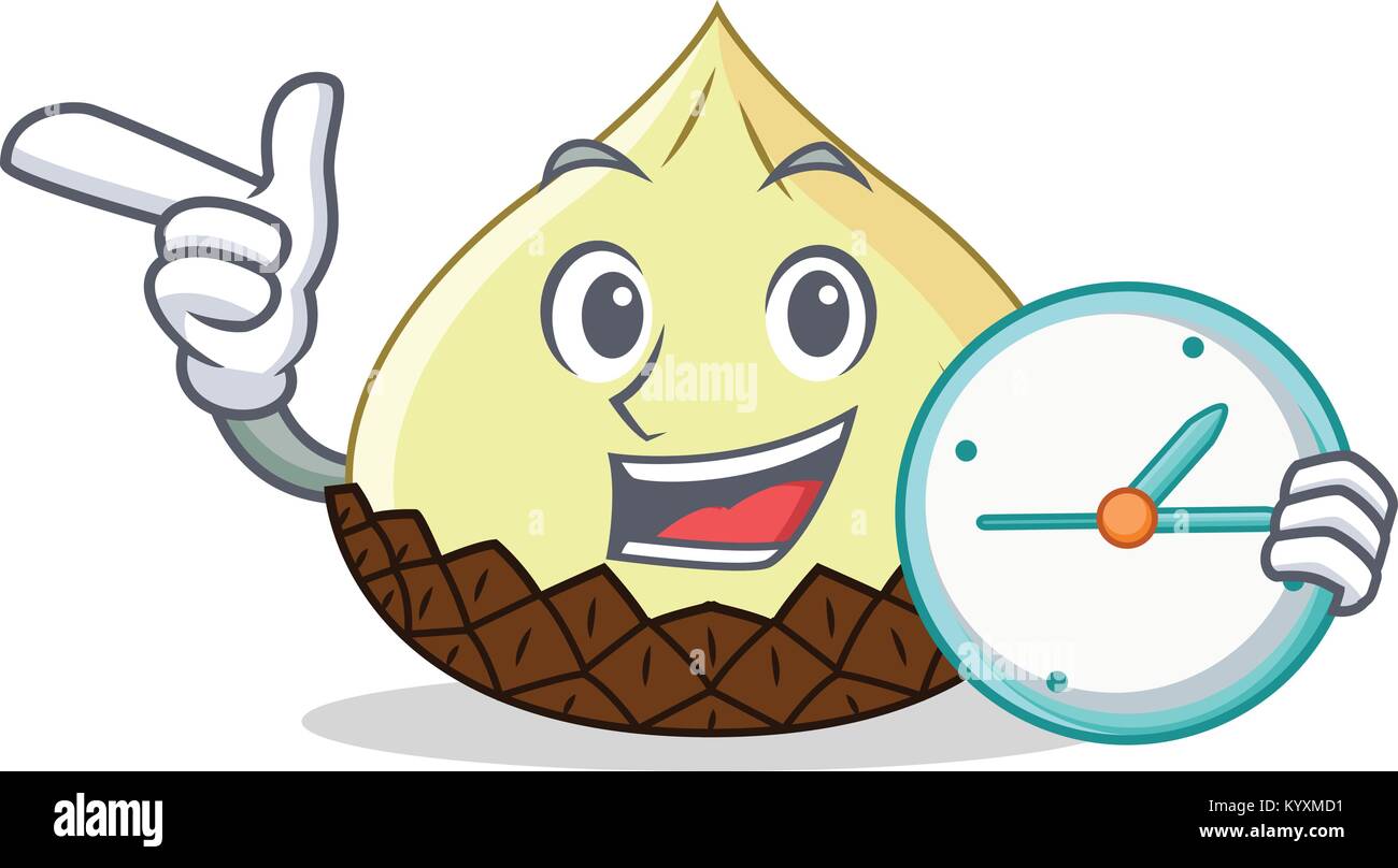 With clock snake fruit character cartoon Stock Vector Image & Art - Alamy