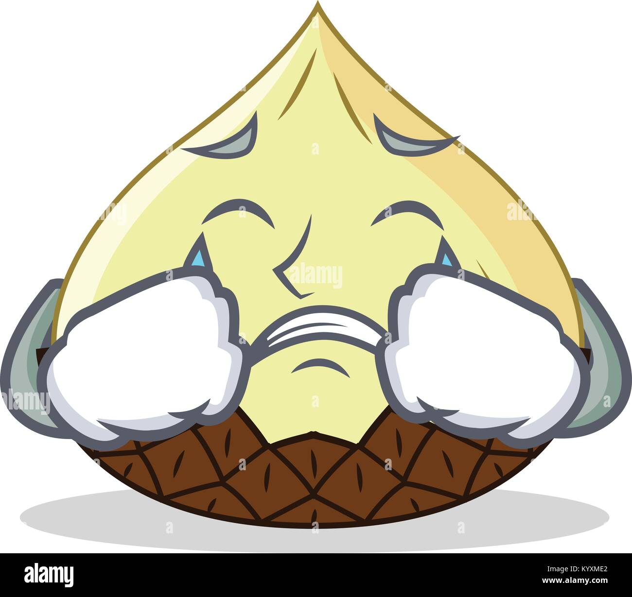 Crying snake fruit mascot cartoon Stock Vector Image & Art - Alamy