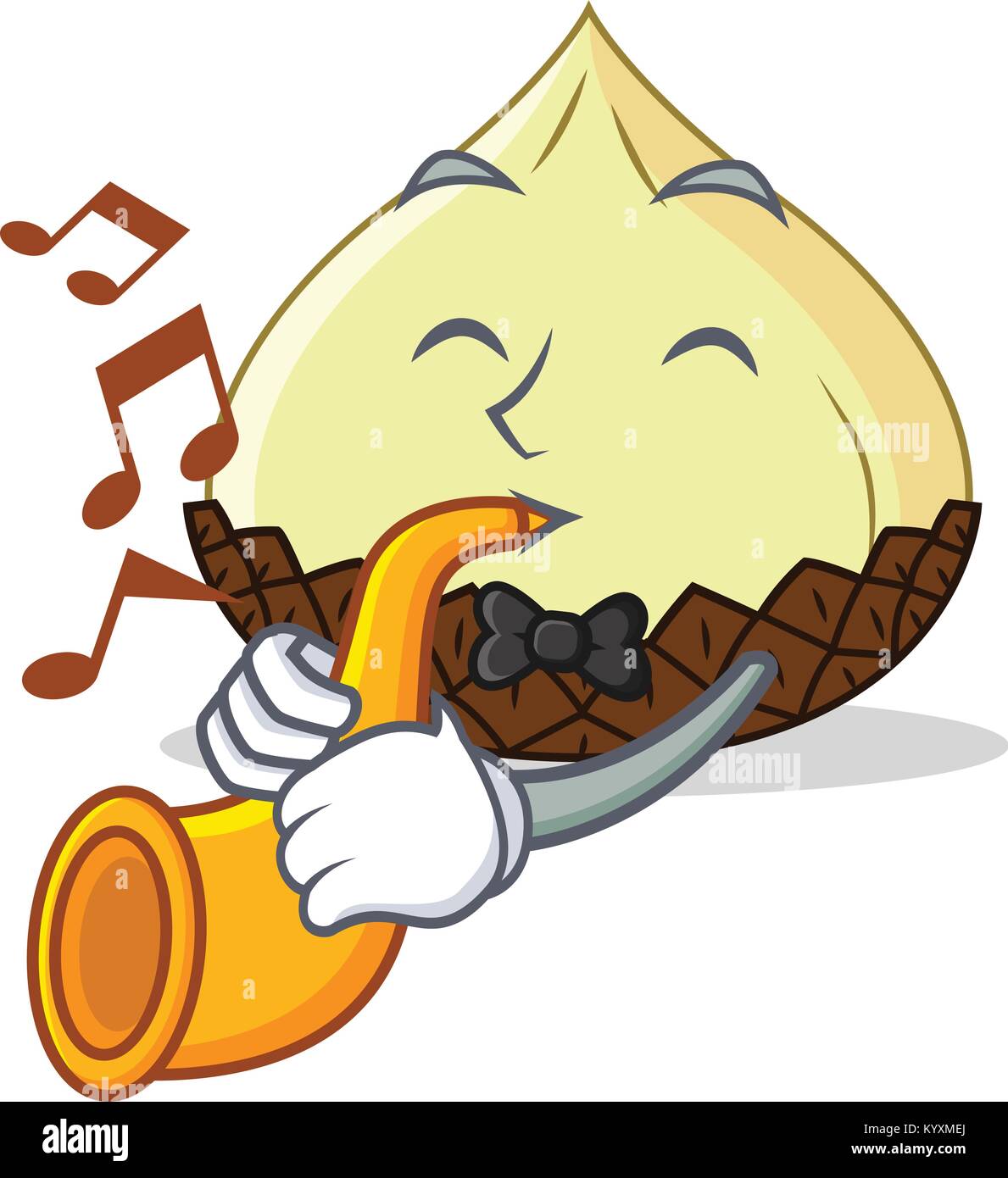 With trumpet snake fruit mascot cartoon Stock Vector Image & Art - Alamy