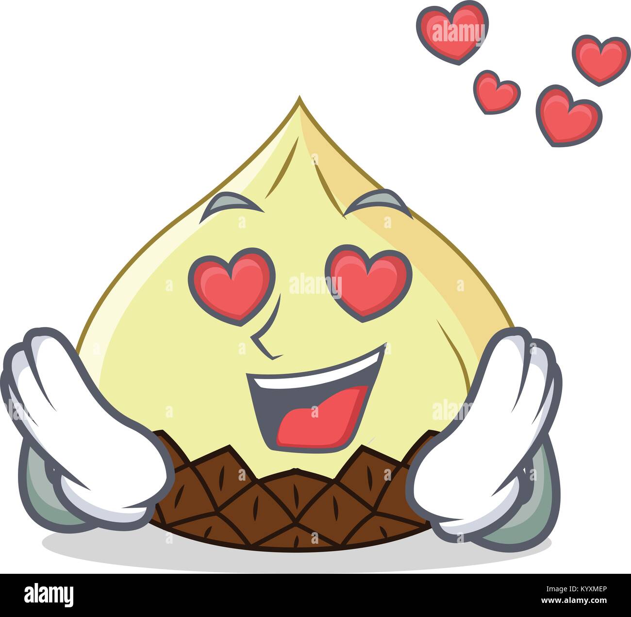 In love snake fruit mascot cartoon Stock Vector Image & Art - Alamy