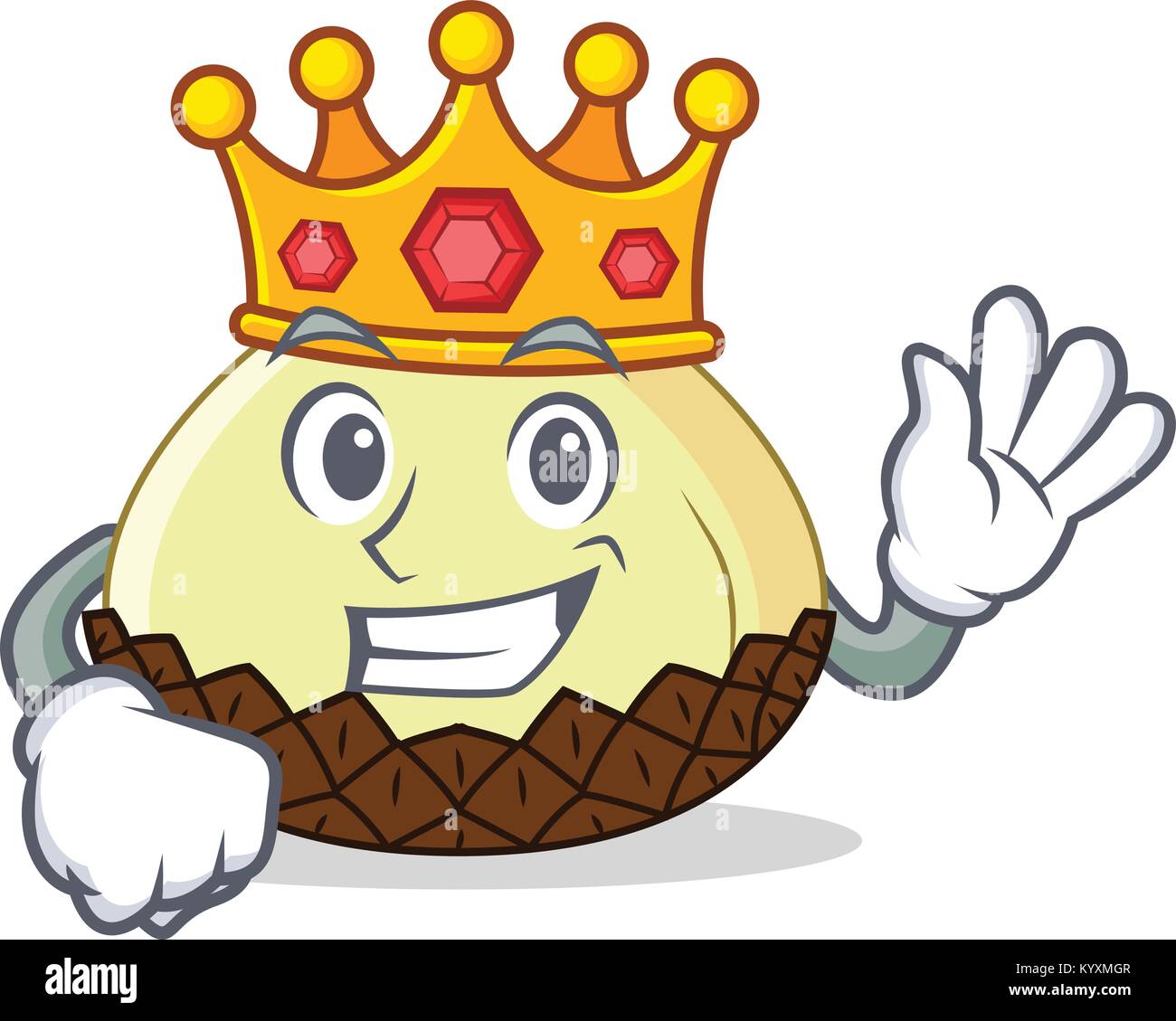 King snake fruit mascot cartoon Stock Vector Image & Art - Alamy
