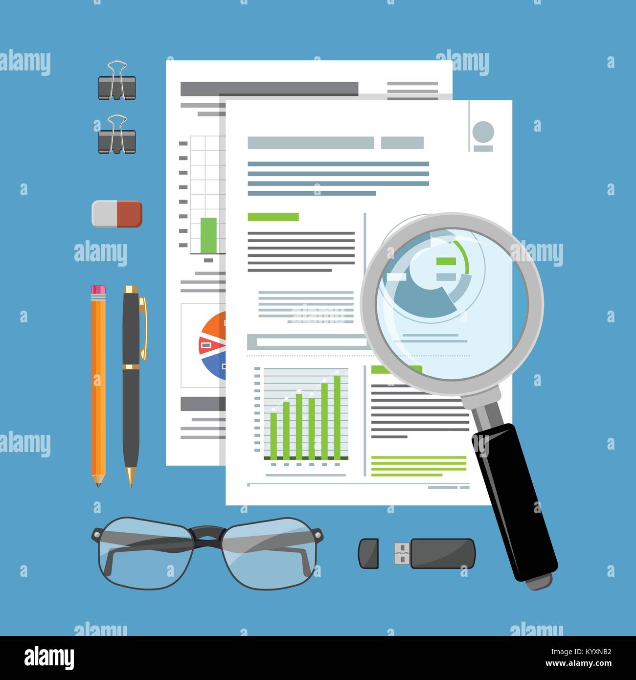 Accounting tax data information Stock Vector Images - Alamy