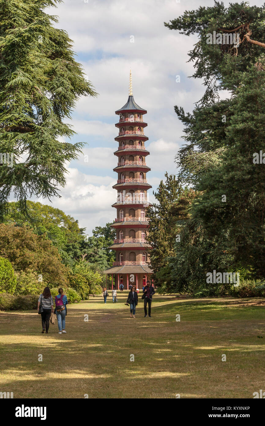 The pagoda tower in Kew Gardens,London,England,UK Stock Photo - Alamy