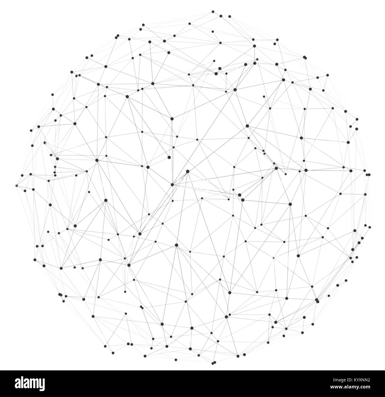 Tech sphere 3d wireframe Cut Out Stock Images & Pictures - Alamy