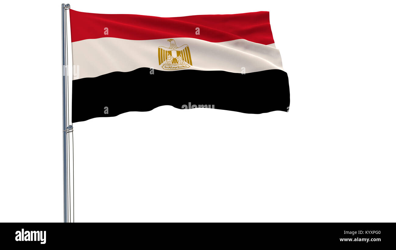 Egypt Egyptian Flag Isolated High Resolution Stock Photography and ...