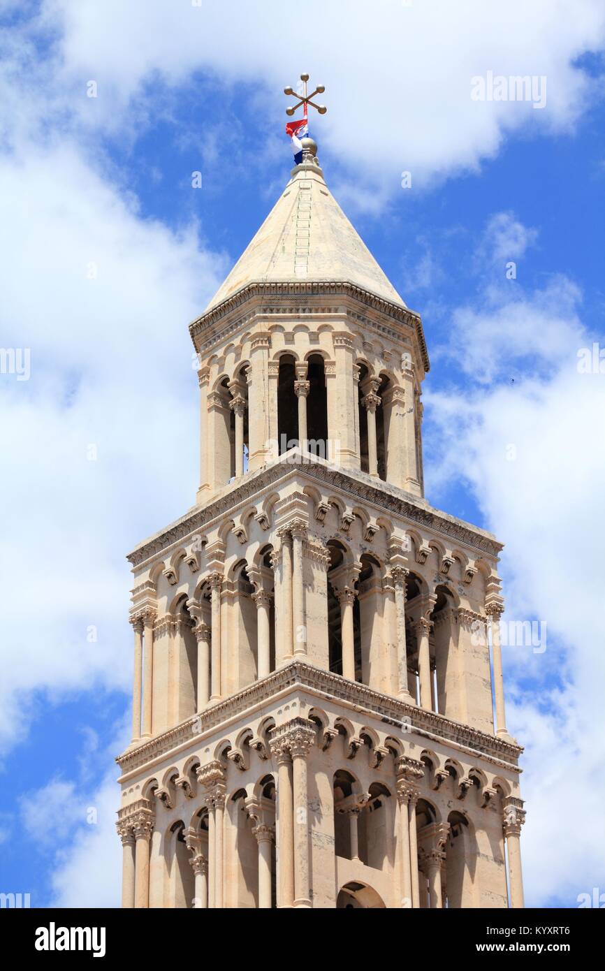 Split, Croatia (region of Dalmatia). UNESCO World Heritage Site. Old ...