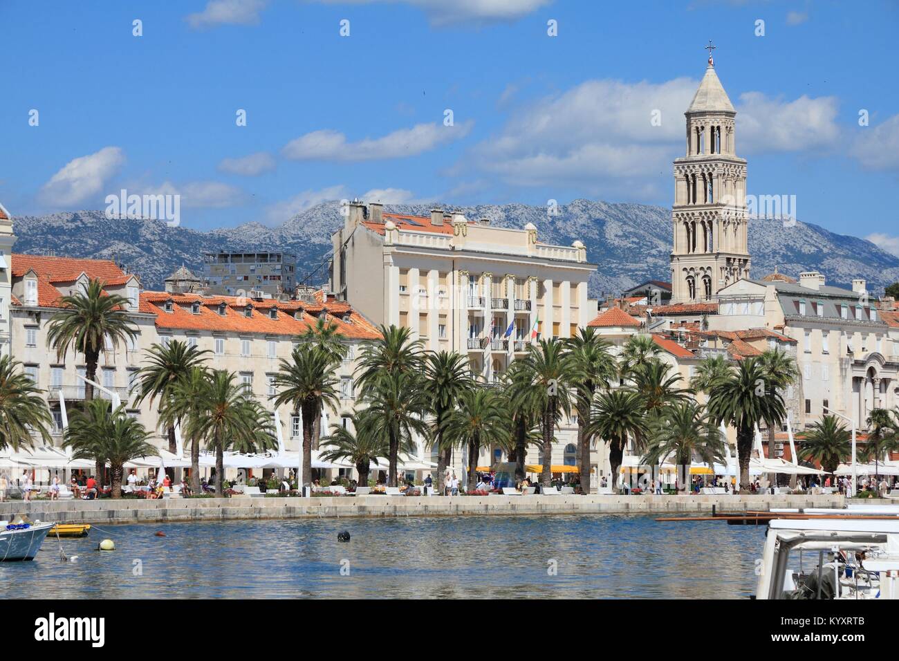 Split, Croatia (region of Dalmatia). UNESCO World Heritage Site. Old ...