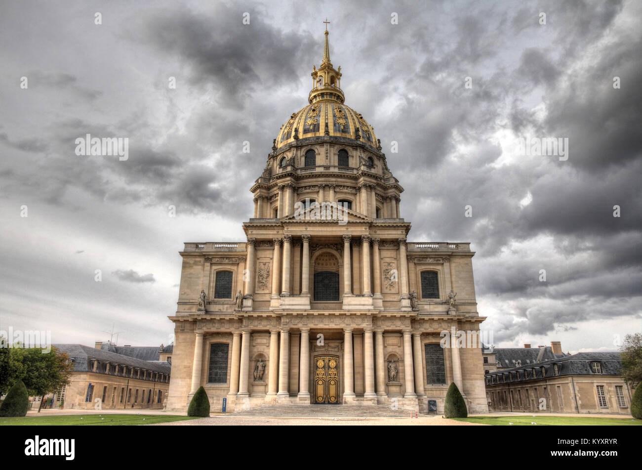 Paris, France - Invalides Palace. UNESCO World Heritage Site. HDR photo ...