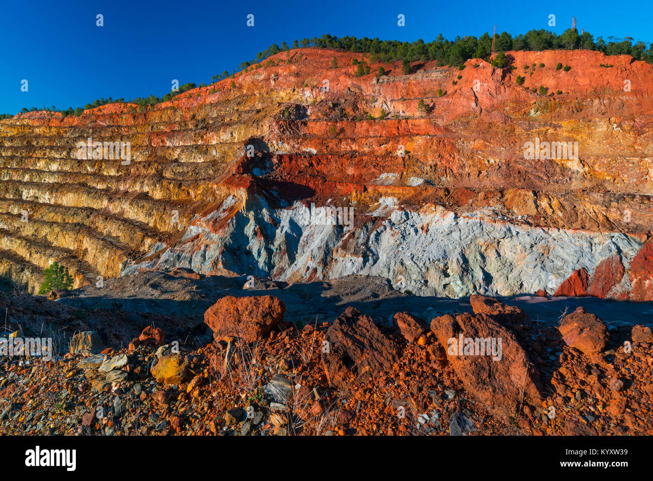 "Minas de Rio Tinto", Río Tinto - Red River, Sierra Morena, Gulf of ...