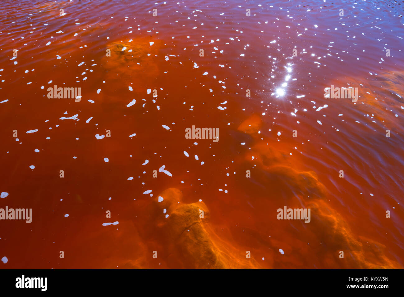 Río Tinto - Red River, Sierra Morena, Gulf of Cádiz, Huelva, Andalucia ...