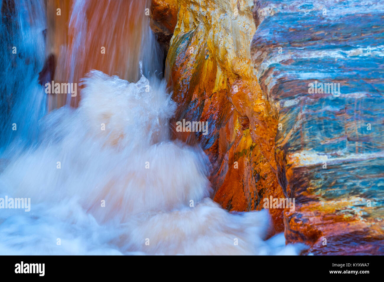Río Tinto - Red River, Sierra Morena, Gulf of Cádiz, Huelva, Andalucia ...