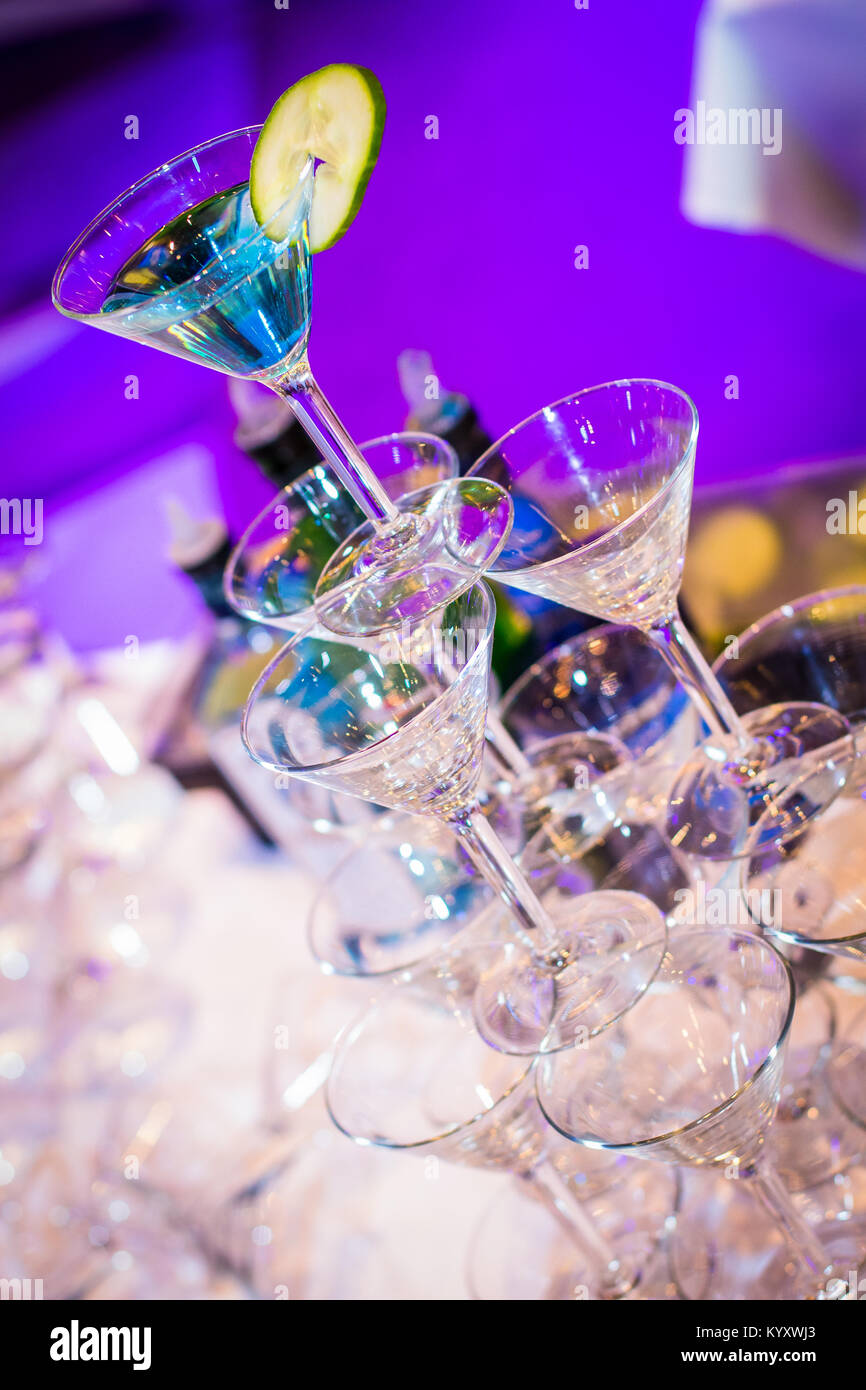 Cocktail night celebration Stock Photo - Alamy