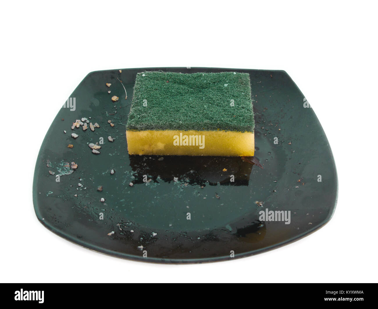 Woman wash dishes Cut Out Stock Images & Pictures - Alamy