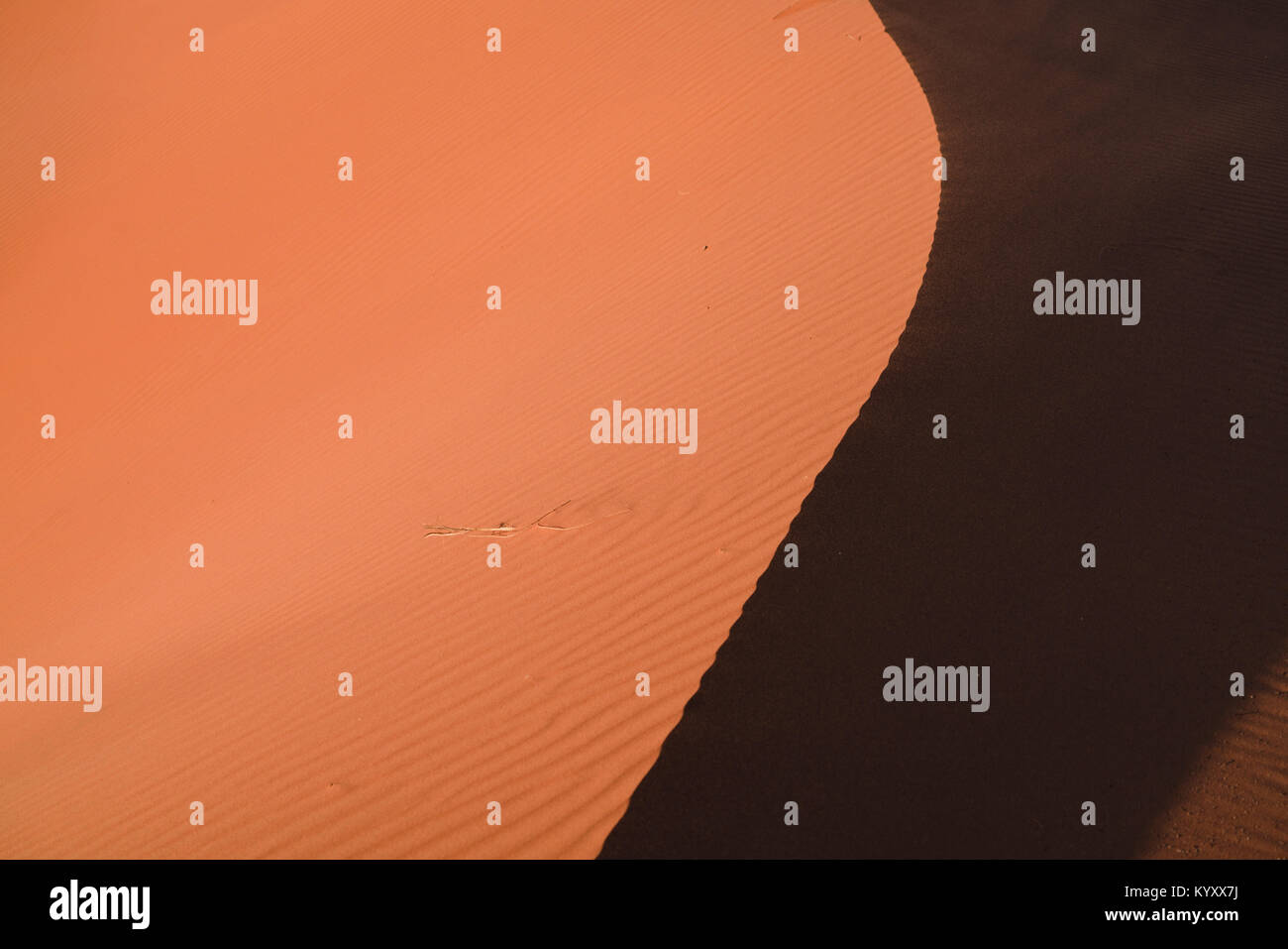 High angle view of sunlight falling on sand at desert Stock Photo - Alamy