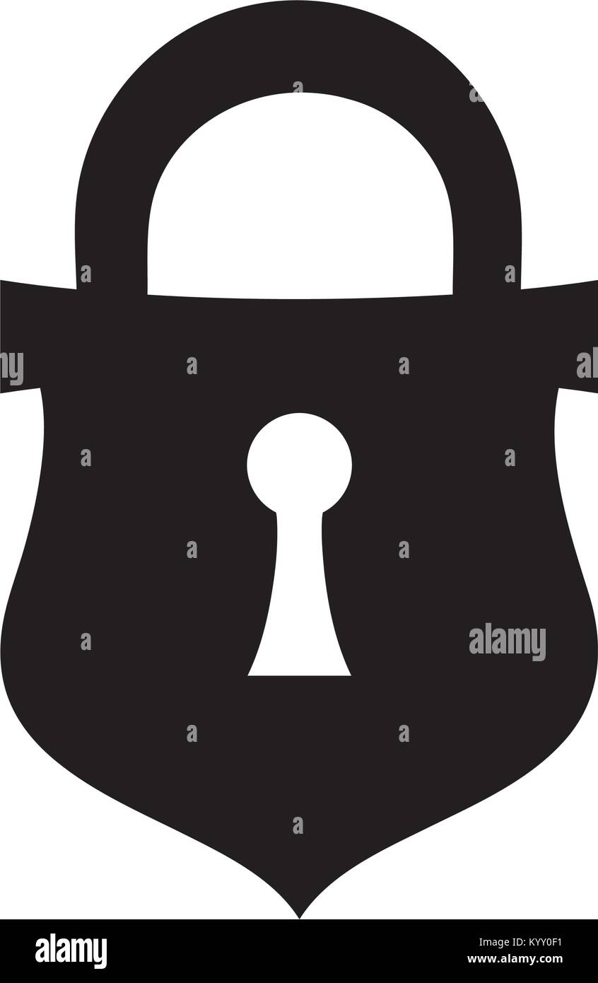 Lock — symbol of security, protection, safeguard, privacy Stock Vector ...