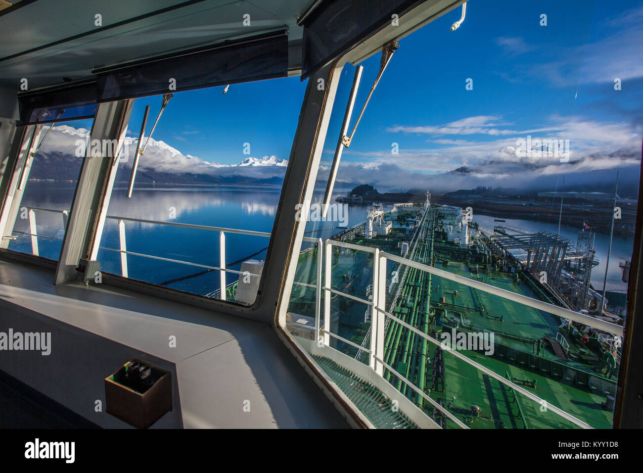 Interior of supertanker ship at harbor Stock Photo - Alamy