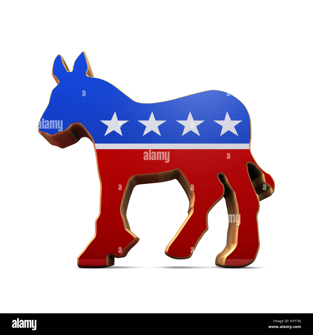 Democrat Party Symbol Stock Photo - Alamy