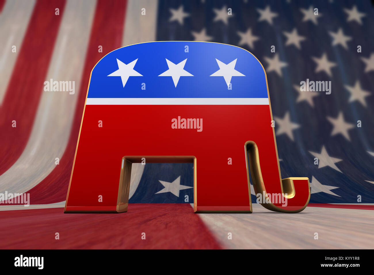 Republican Party Symbol Stock Photo - Alamy