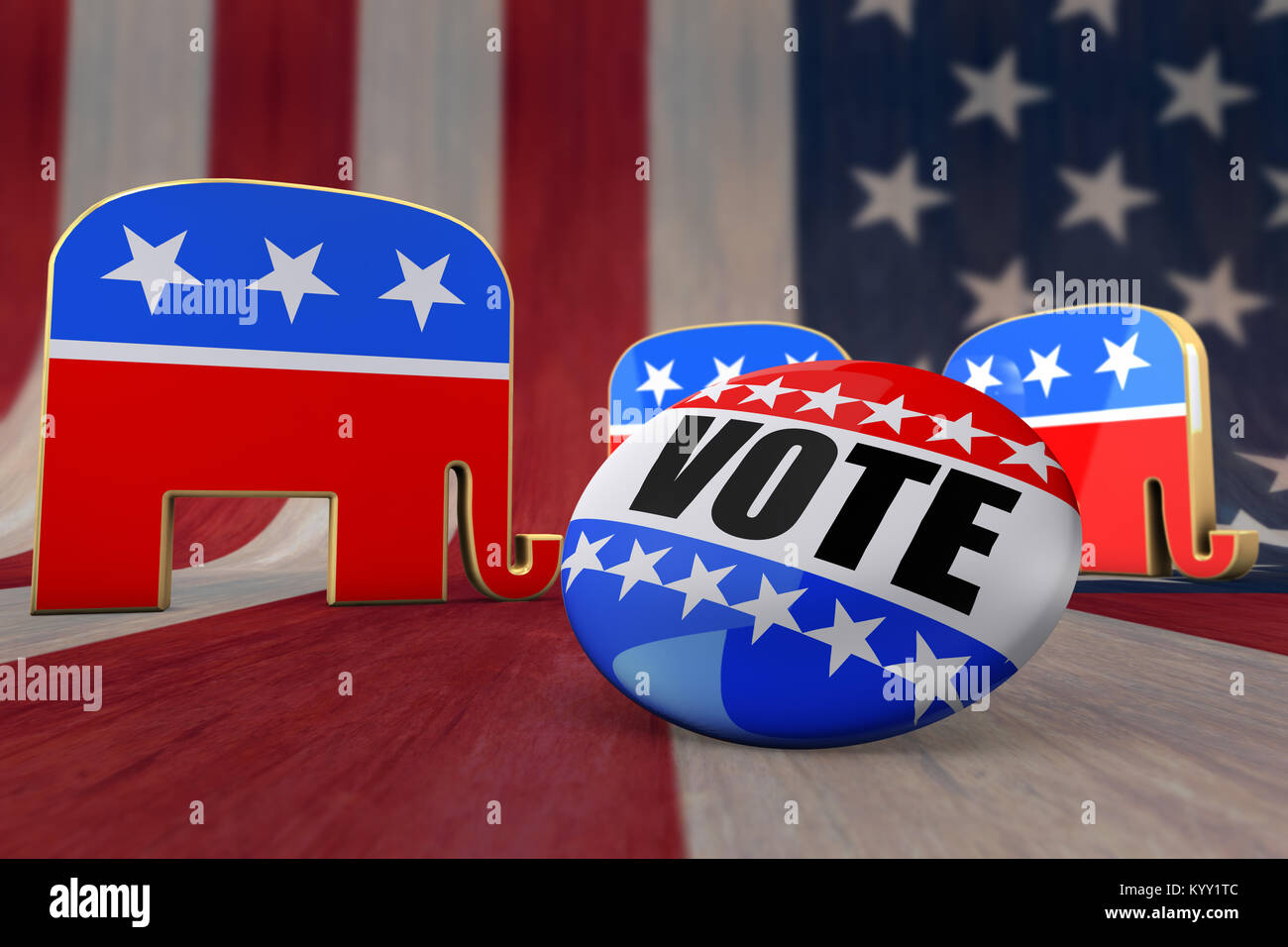 Republican Party Symbol Stock Photo - Alamy